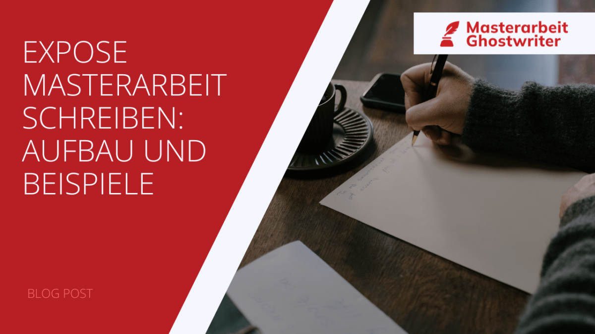 Exposé für eine Masterarbeit ⚡ Aufbau und Beispiele