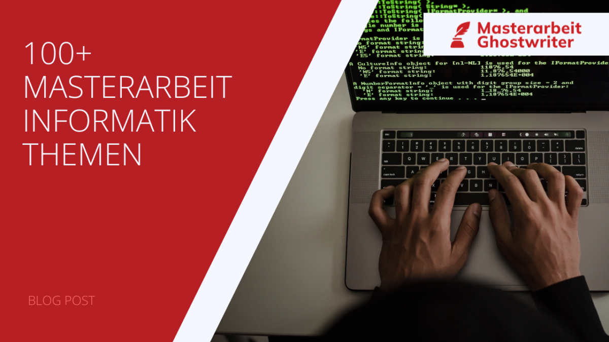 100+ Masterarbeit Informatik Themen⚡